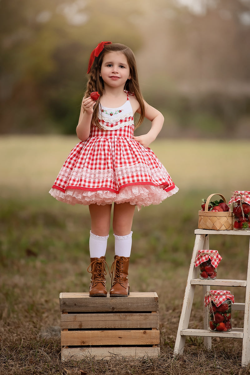 Little Miss Strawberry Dress – Wild Lilies